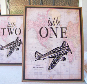 Let's Fly Away Together! Travel Theme Wedding Ideas!