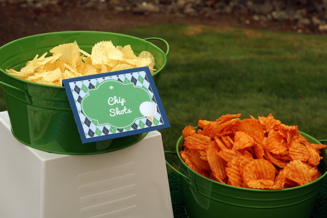 Fun & "Pun"ny Golf Party Food- B. Lovely Events