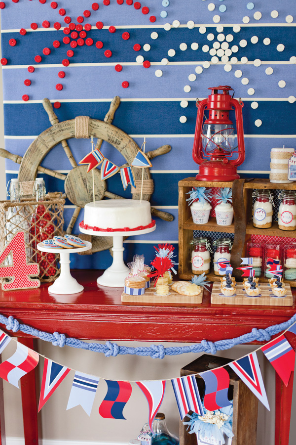 Ships Ahoy! A Boys Nautical Party! - B. Lovely Events