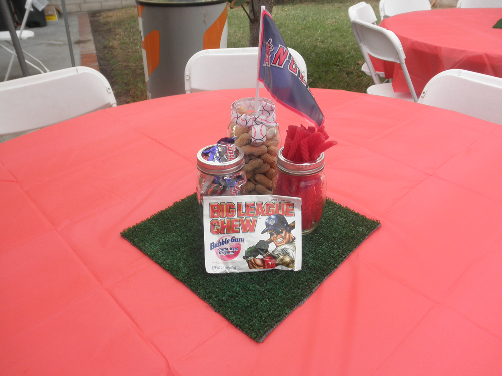 These Baseball Centerpieces Are A Home Run!- B. Lovely Events