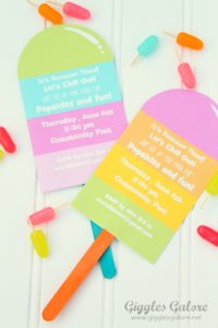 10 Popsicle Invites filled With Cuteness! - B. Lovely Events